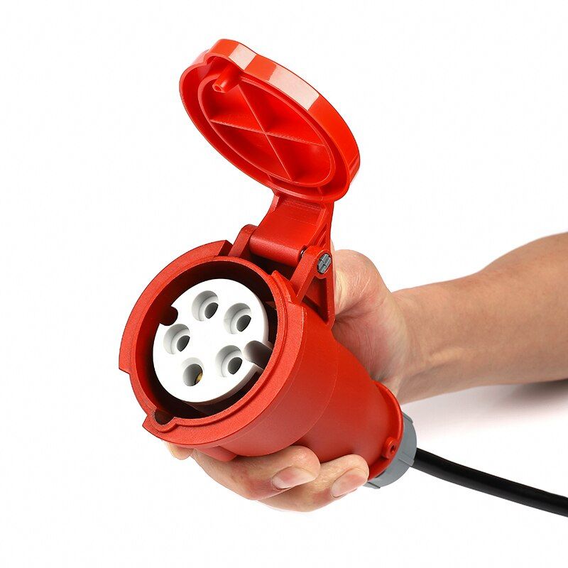 Mobiele Lader Type 2 naar CEE16 (Rood 3-fase 11kW) 10 meter | 10 meter ...